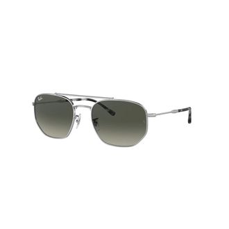 Ray-Ban unisex, Accessoires, Gris, Taille: 54 MM Lunettes de soleil &eacute;l&eacute;gantes argent gris Rb3707