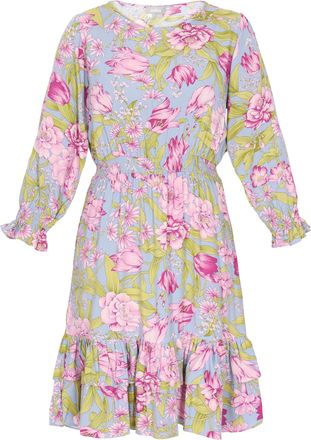 Felipa Kleid Frauen blau mehrfarbig