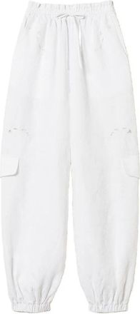 Twinset Femme, Pantalons, Blanc, Taille: 40 FR Tapered Pantalons