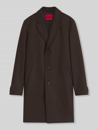 HUGO BOSS Wollmantel mit Label-Schriftzug Modell Malte2641