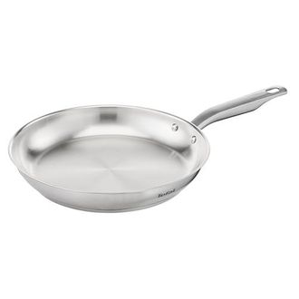 T-fal Virtuoso Poêle 28 cm, Induction, Garantie 10 ans, Acier inoxydable non revêtu de qualité premium, Saisie parfaite, Résistante aux rayures, Compatible 