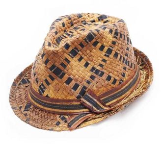 Move Roma Chapeau Trilby Paille Homme ou Femme Justice - Taille 57 cm