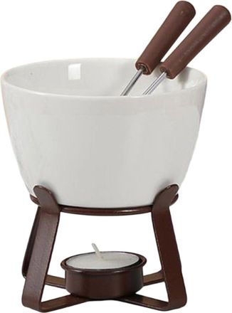 Generico Schokoladen-Fonduetasse, 300 ml, hitzebest&auml;ndige Keramik, tragbar, f&uuml;r Partys, Urlaub, Geburtstag, Weihnachten, pers&ouml;nlich, S&uuml;&szlig;igkeiten, K&auml;se, Butter