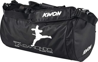 KWON Trainingstasche Taekwondo, schwarz, 48 x 24cm, 5016006