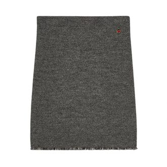 Busnel Femme, Jupes, Noir, Taille: 42 FR Lucky Tweed Skirt