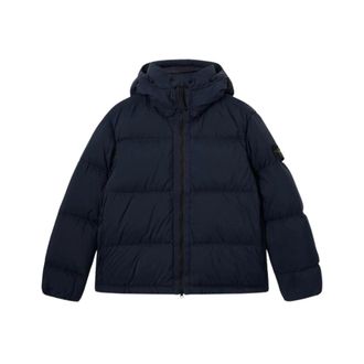 Stone Island Matt Ripstop Cordura Daunenjacke - - Jackets - Herren - Blau - M