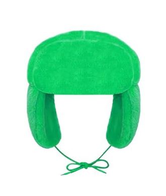 Generic Chapeaux de couleur unie pour lhiver, vert, M