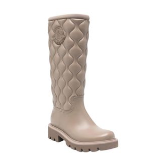 Moncler Kickstream High Rain Boots - - Shoes - Damen - Beige - 38 EU