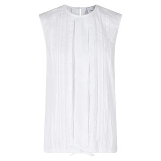 Isabelle Blanche Femme, Tops, Blanc, Taille: 40 FR Top avec Dentelle