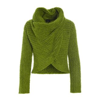 Bitte Kai Rand Femme, Pulls, Vert, Taille: 38 FR Fuwatto vandfaldsbluse Strik-Blus 257-1069-5461