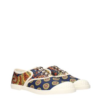 Valentino Garavani Mens Multicolor Fabric Low Top Sneakers