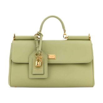 Dolce & Gabbana Femme, Sacs, Vert, Taille: ONE Size My Sicily Handbag