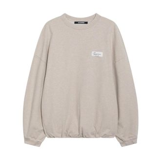 Jacquemus Le Sweatshirt Montaigne - - Sweatshirts & Hoodies - Damen - Beige - XS
