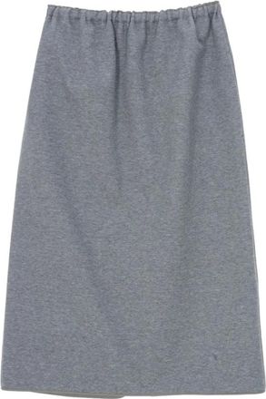 Carven Femme, Jupes, Gris, Taille: 36 FR Jupe Midi Coupe Droite