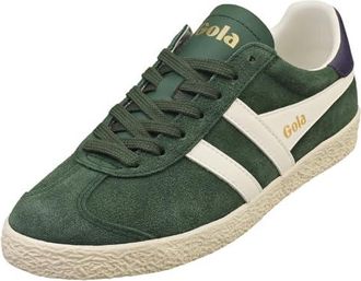 Gola Mixte Medallist Baskets, Evergreen/Off White/Plum, 38 EU