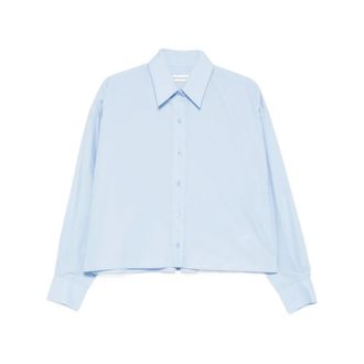 Frankie Shop Arlen Boxy Shirt - - Blouses & Shirts - Damen - Blau - L