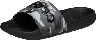 Crocs Herren All Day Camouflage Slide Schiebe-Sandalen, schwarz grau, 46 EU