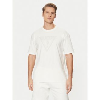 Guess T-Shirt Z4BI02 I3Z14 Wei&szlig; Overshirt Fit