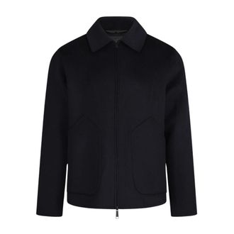Palt&ograve; Hemdkragen Rei&szlig;verschlussjacke - - Jackets - Herren - Blau - M