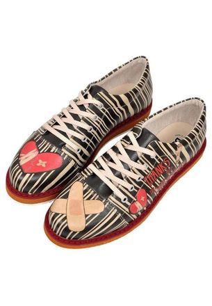 Dogo Damen Brokes Oxford-Wohnung, Multicolore, 39 EU