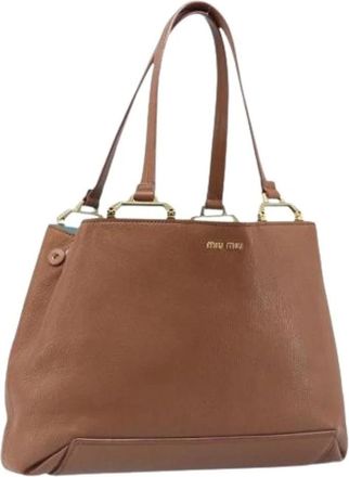 Miu Miu Damen, Pre-Owned, Braun, ONE SIZEGr&ouml;&szlig;e