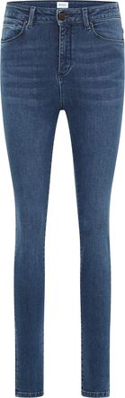 Mustang Jeans Damen Jeans Georgia Super Skinny Fit - Blau - Blue Denim W24-W34 Stretch, Größe:26W / 30L, Farbvariante:Blue Denim 5000-782
