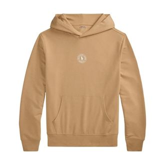 Ralph Lauren Homme, Sweatshirts et sweats &agrave; capuche, Beige, Taille: M Sweat &agrave; capuche