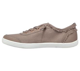 Skechers Baskets Bobs B Cute pour Femme - Mousse à mémoire de Forme - Semelle extérieure Flexible - Légères et végétaliennes, Taupe, 41 EU