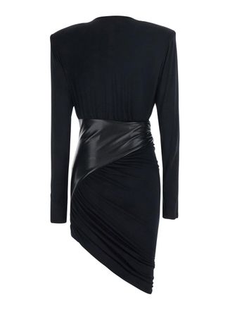 Andamane Womens Mini Dress Ursula Black Viscose