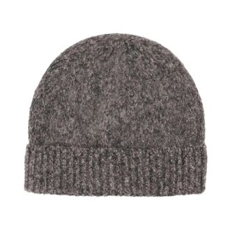 Officine G&eacute;n&eacute;rale Marl Fuzzy Beanie - - Accessories - Herren - Grau - ONE SIZE