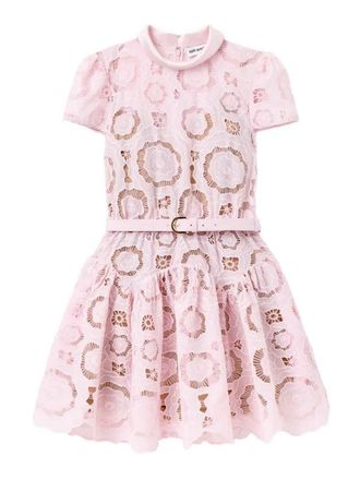 Self Portrait Robe Au Genou - Rose