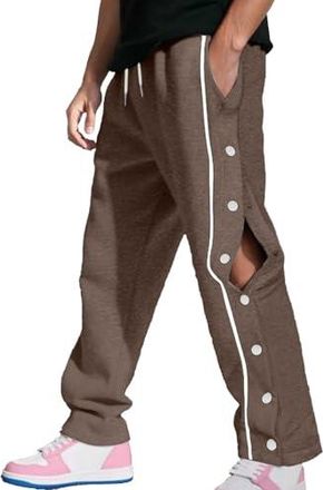 Generic CPIDAH Pantalon Jogging Homme Coupe Droite Pantalon Homme Taille Elastique Grande Taille Jogging Hommes Coupe Trousers Pants avec Poches Athl&eacute;tique Ca