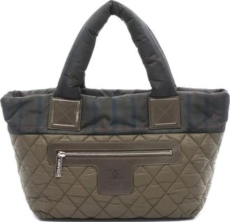 Chanel Kleiner Coco Coon Tote Bag mit Steppung - Grün