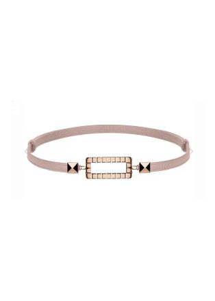Chopard Rose Gold Taupe Ice Cube Belt