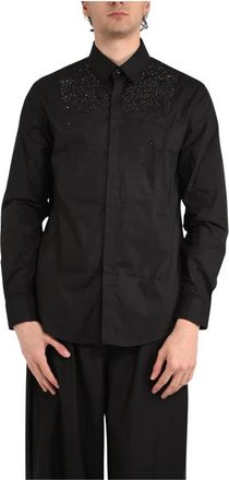 Patrizia Pepe Homme, Chemises, Noir, Taille: 3XL Formal Shirt