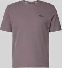 HUGO BOSS Regular Fit Pyjama-Oberteil aus Baumwoll-Mix Modell WAFFLE