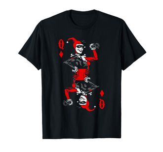 DC Comics Harley Quinn of Diamonds T Shirt T-Shirt