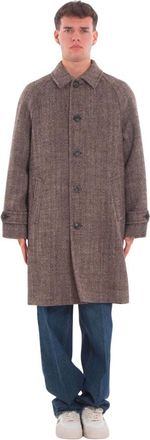 Circolo 1901 Homme, Manteaux, Brun, Taille: L Raglan Coat
