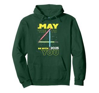 Star Wars May the 4th Be With You 2025 Lightsabers Pullover Hoodie