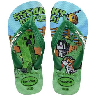 Havaianas Jungen HAV. Kids Minecraft Flipflop, gr&uuml;n