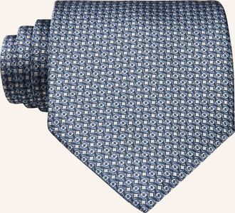 HUGO BOSS Krawatte Mit Seide blau