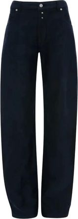 Victoria Beckham Femme, Pantalons, Bleu, Taille: W24 Pantalon Utility avec D&eacute;tail Fendu
