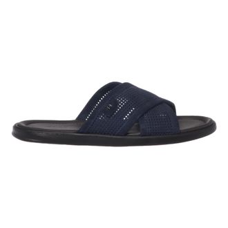 Baldinini Perforated Suede Mule - - Shoes - Herren - Blau - 40 1/2 EU