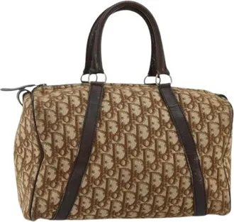 Dior Sac &agrave; main trotteur Vintage Pre-owned - Femme - Pre-owned - Brun - Taille: ONE Size