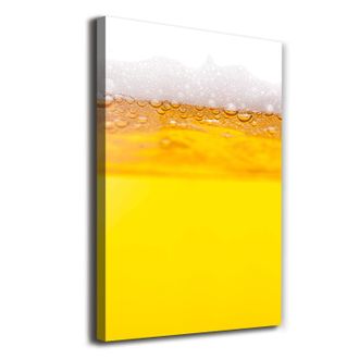 Tulup Leinwandbild - 70x100cm - Wandkunst - Drucke auf Leinwand - Leinwanddruck - Wohnzimmer Wanddekoration XXL - Wohnung Deko Kunstdrucke - Sonstige - Gelb