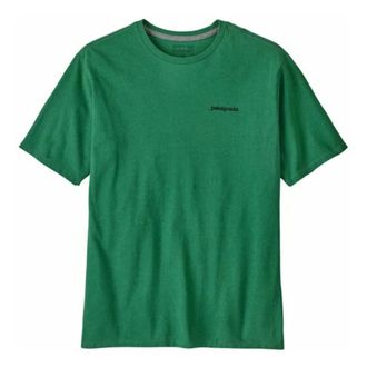 Patagonia T-shirt P-6 Logo Responsibili Fibres Recycl&eacute;es Patagonia