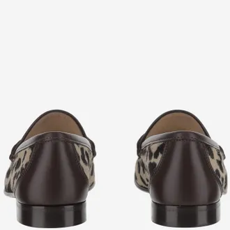 Valentino Garavani Womens Loafers Shaved Calfskin Multicolour