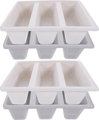 NUOBESTY 4 St&uuml;ck Schuhregal aus Stabilem PP f&uuml;r Schuhaufbewahrung im Eingangsbereich Platzsparende Schuhboxen mit Rillendesign Leicht Stapelbar und Kratzschutz