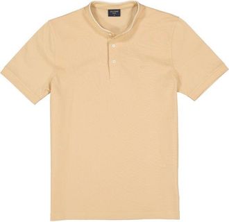 Olymp Herren T-Shirt beige Baumwolle