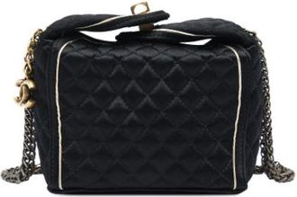Chanel Sac bandouli&egrave;re matelass&eacute; vintage Pre-owned - Femme - Pre-owned - Noir - Taille: ONE Size